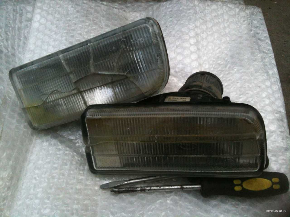 Восстановление противотуманных фар — BMW 3 series Compact (E36/5), 1,6 ...