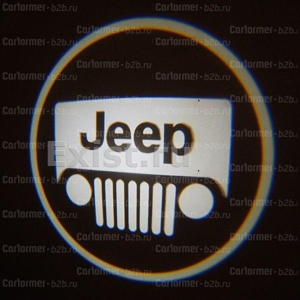 Подсветка в двери с логотипом Jeep — Jeep Grand Cherokee (WJ), 4 л ...