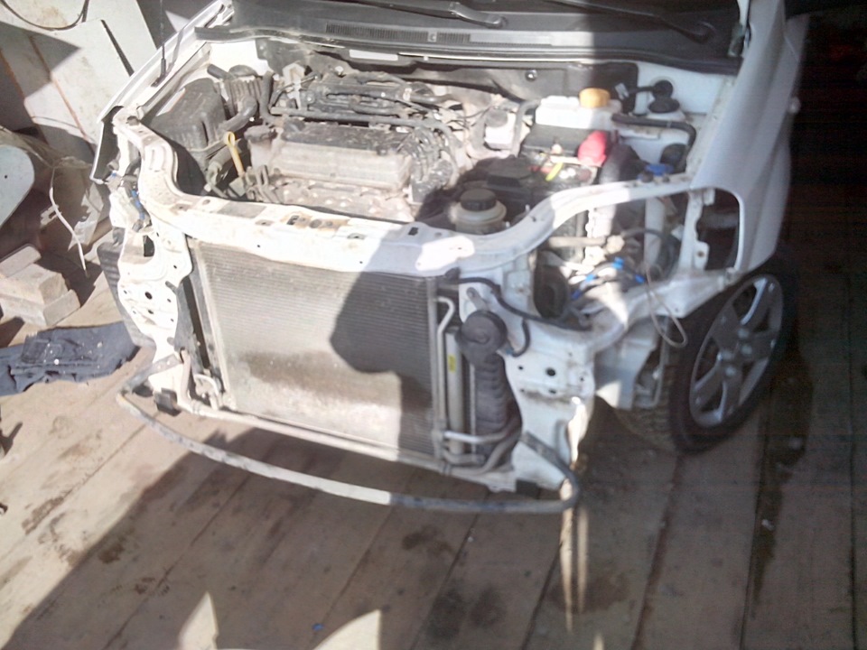 Установка ПТФ — Chevrolet Aveo Sedan (1G), 1,2 л, 2009 года ...