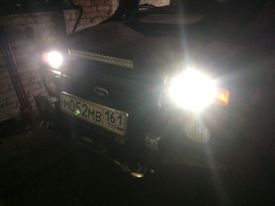 Лампы для ходовых огней — Lada 4x4 3D, 1,7 л, 2010 года | электроника ...
