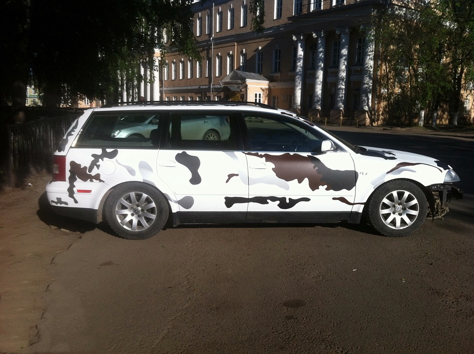 Камуфляж (винил) — Volkswagen Passat B5, 1,8 л, 2002 года | стайлинг ...
