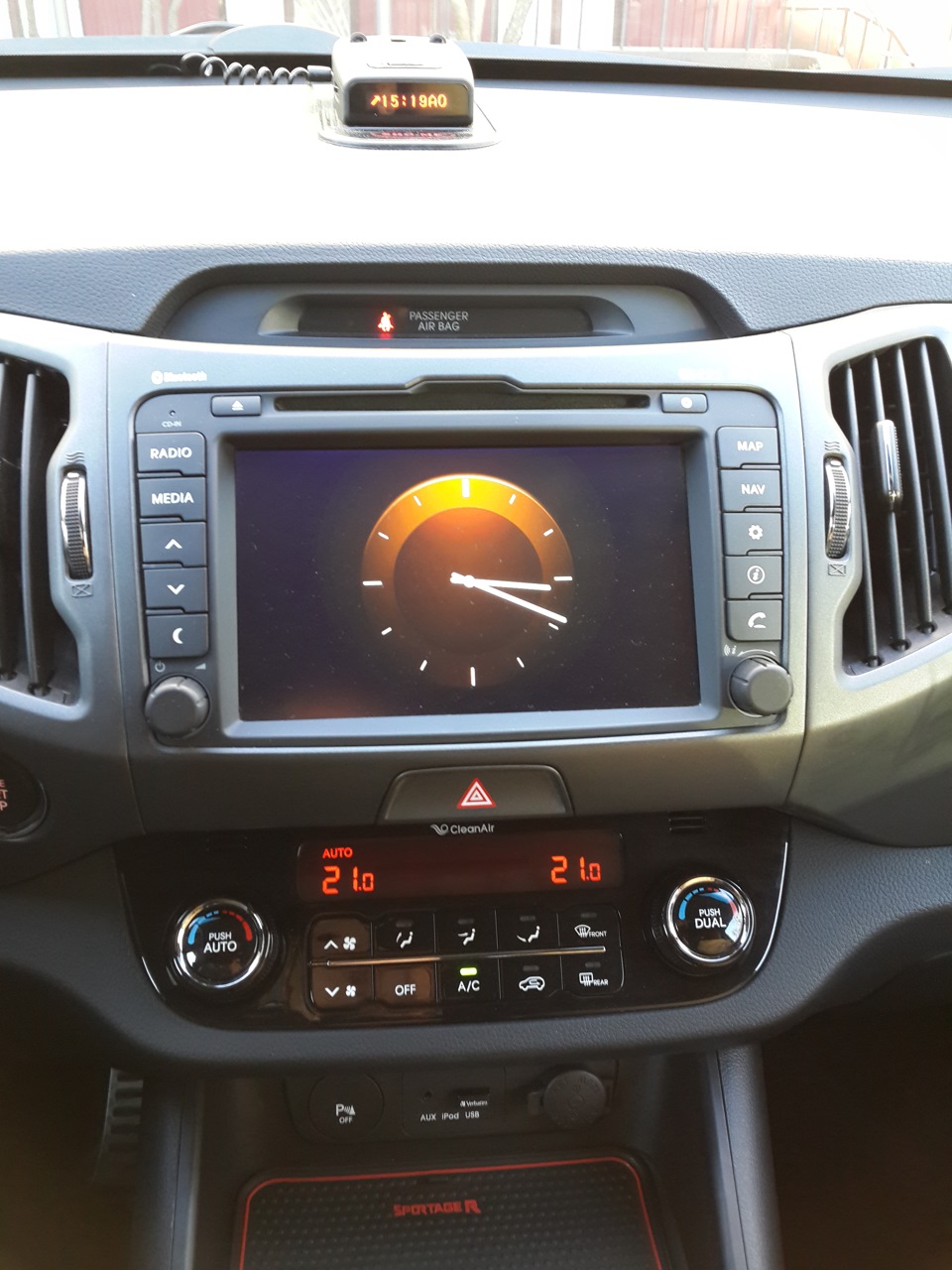 Радар-детектор Sho-Me G800 STR — KIA Sportage (3G), 2 л, 2012 года ...