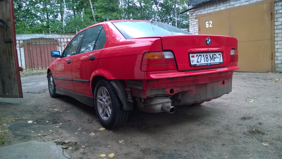 Плюс ещё одна опция (PDC) — BMW 3 series (E36), 1,8 л, 1997 года ...