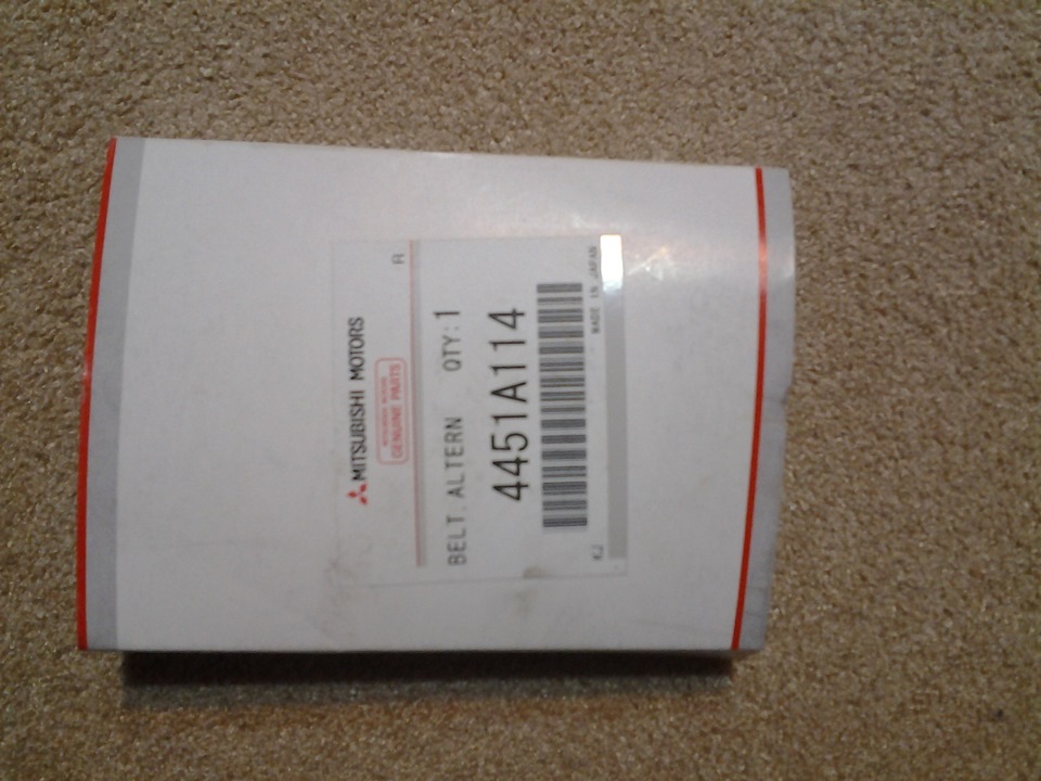 Замена ремня генератора — Mitsubishi Lancer Sportback, 1,8 л, 2009 года ...