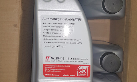 A0019896803 Масло трансмиссионное ATF 3353 красное Mercedes | Запчасти ...