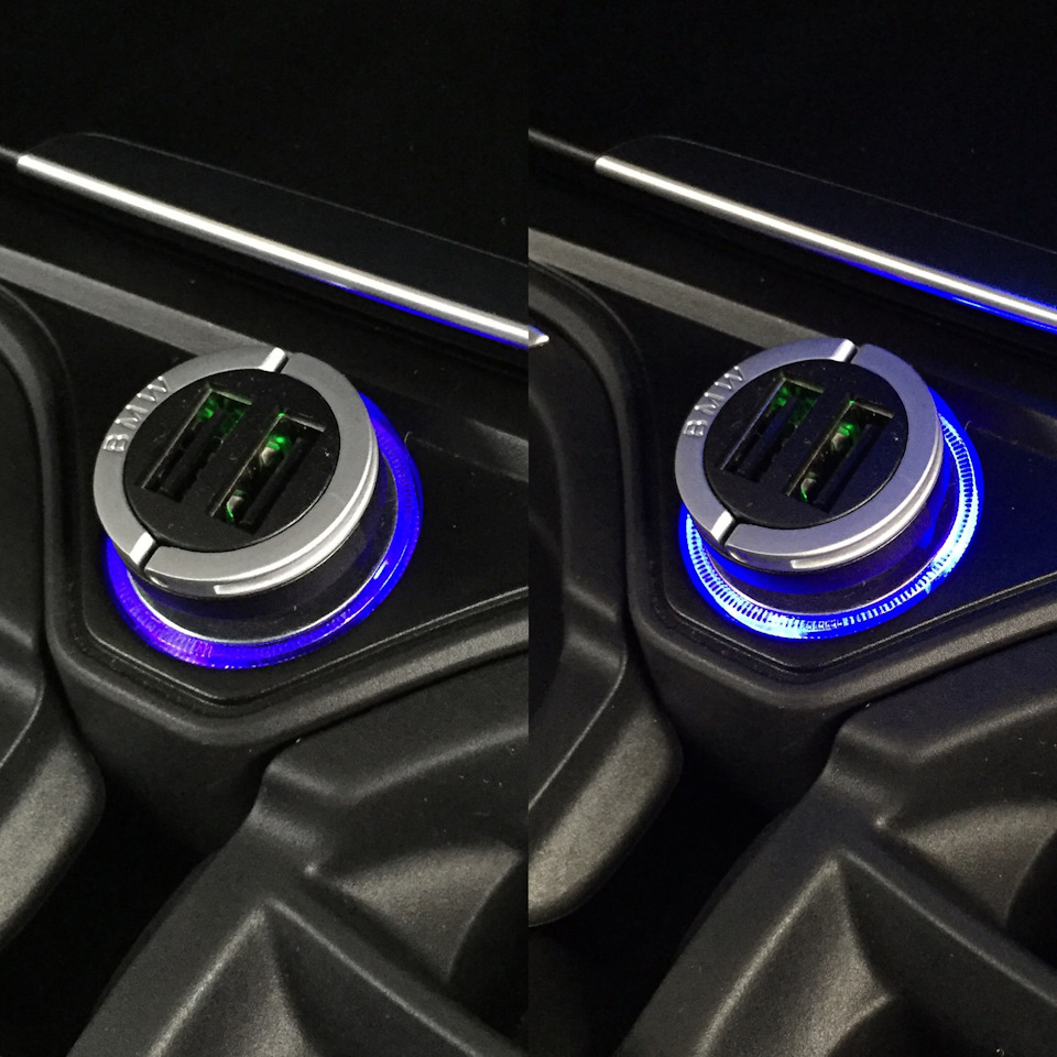 Подсветка кольца прикуривателя — BMW 1 series (F20), 1,6 л, 2012 года ...