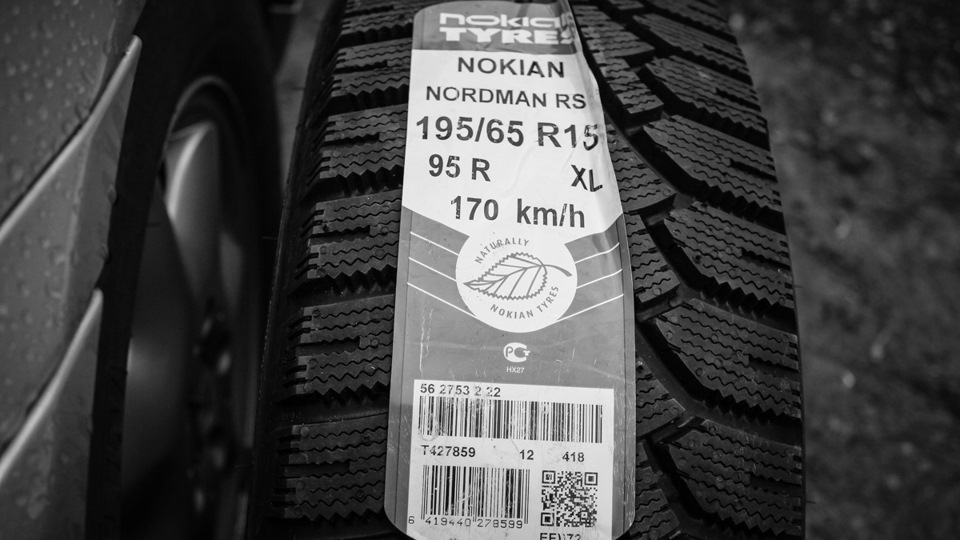 Nokian Nordman RS 195/65R15 — Mercedes-Benz C-Class (W203), 2,2 л, 2002 ...