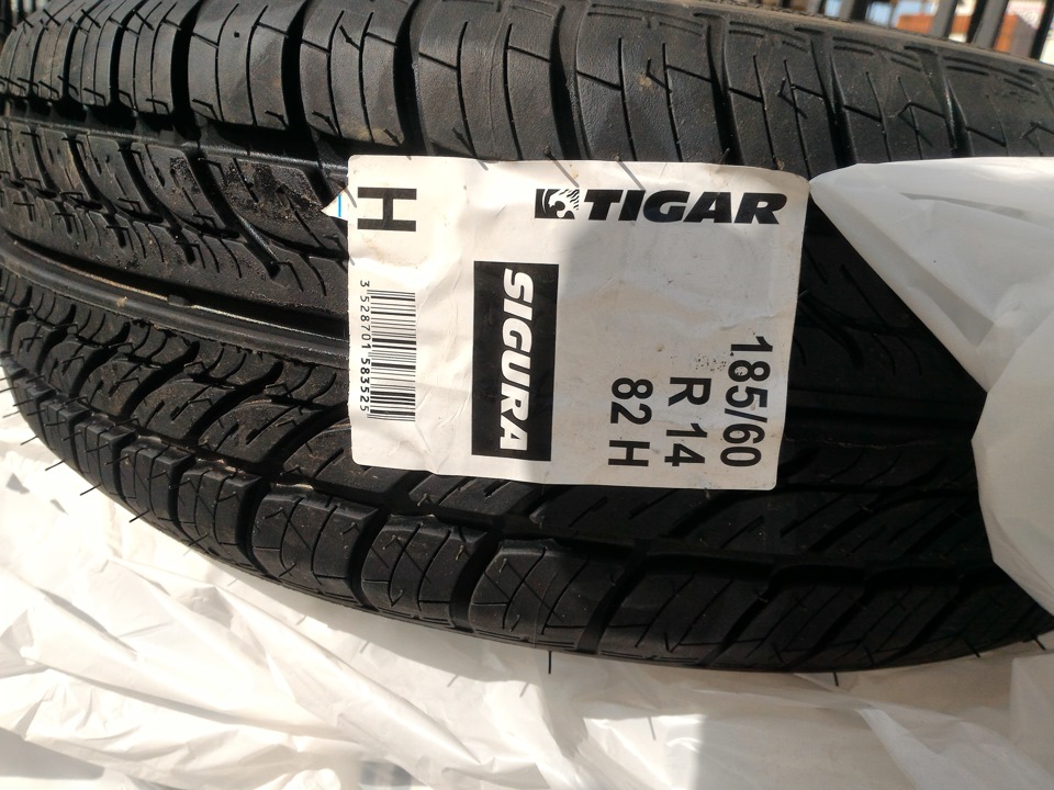 Переобулся в новые тапки! Tigar Sigura 185/60 R14 — Lada 21124, 1,6 л ...