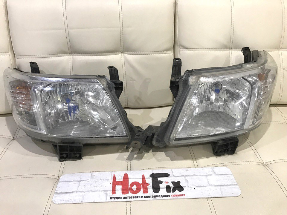 Toyota Hilux — Светодиодные би-линзы GTR-mini (Optima) — HotFix на DRIVE2