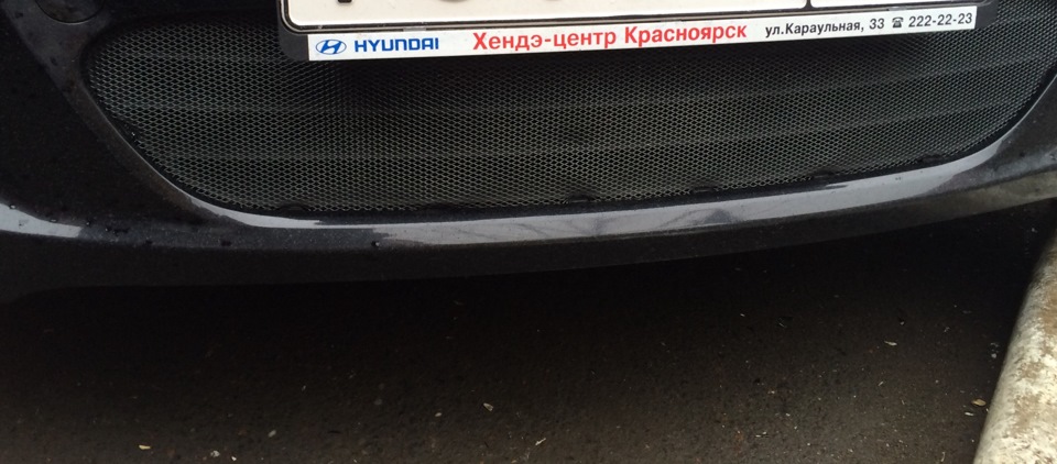 Решетка радиатора — Hyundai Solaris (1G), 1,6 л, 2014 года | аксессуары ...