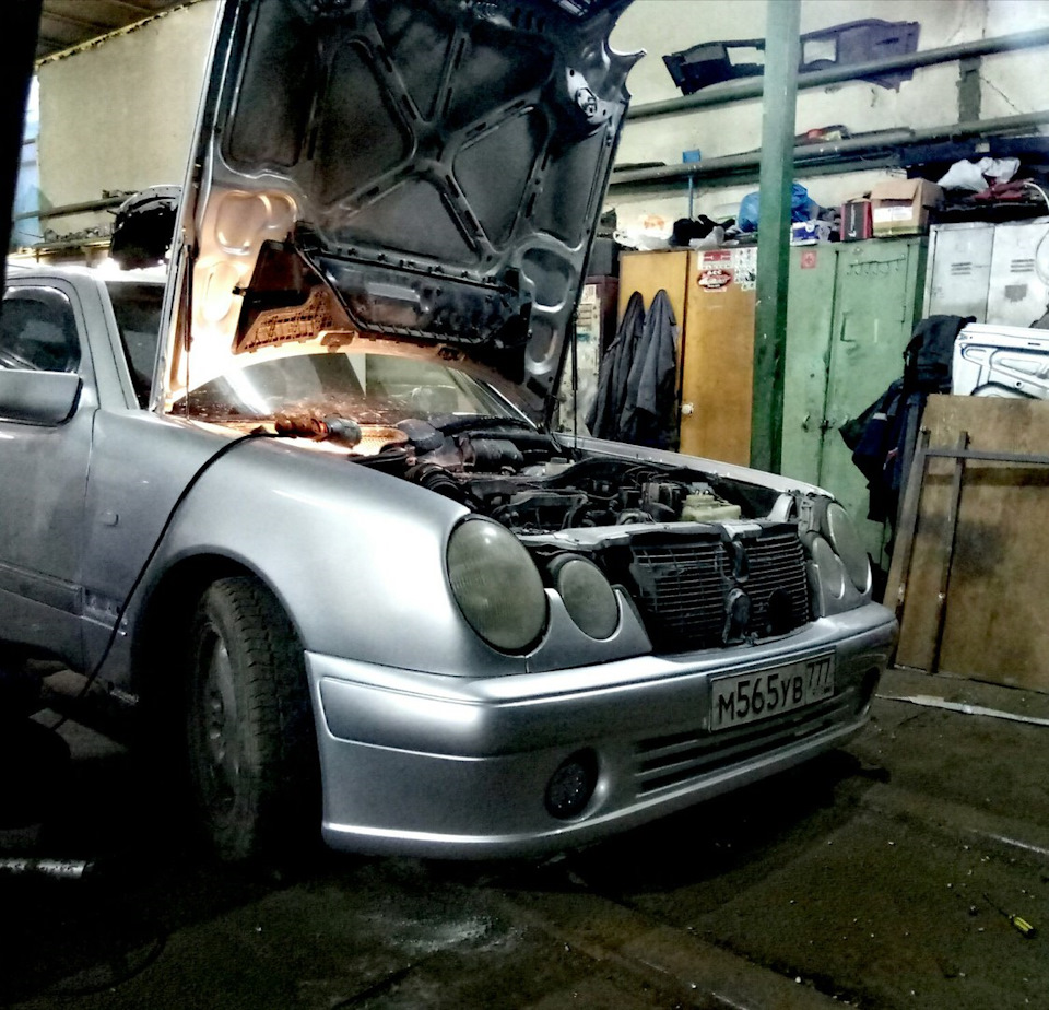 РЕБИЛД оф MB210 — Mercedes-Benz E-class (W210), 3,2 л, 1999 года ...