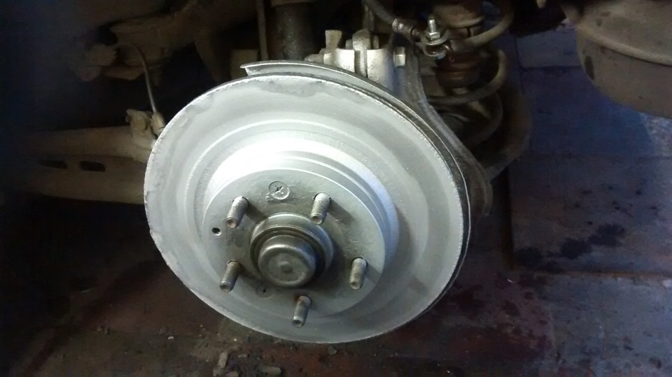 ТО задних суппортов — Mazda 6 (1G) GG, 2,3 л, 2002 года | своими руками ...