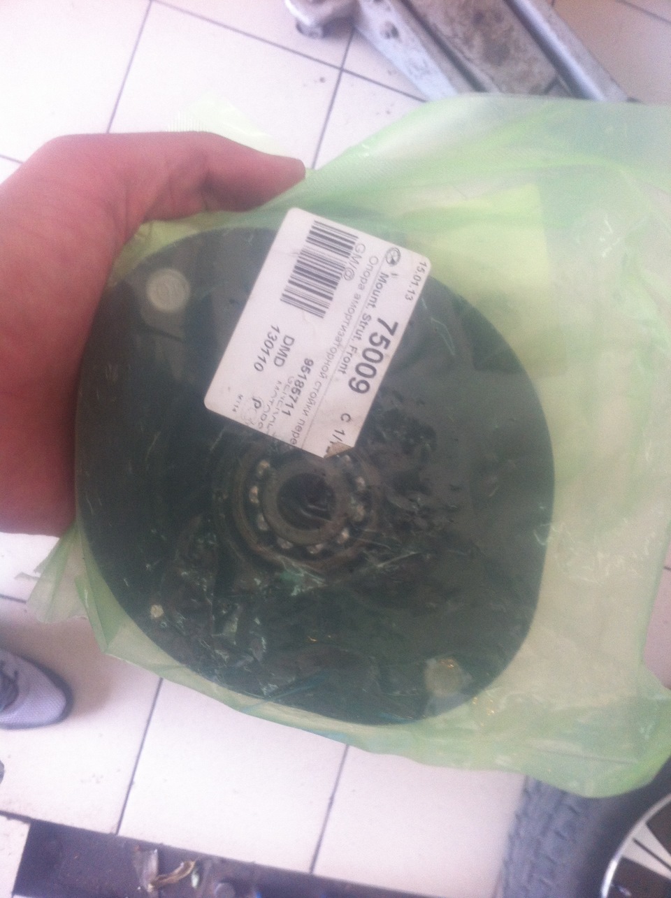 95185711 Подшипник опорный амортизатора переднего GM | Запчасти на DRIVE2