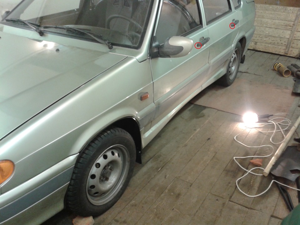 Strong struggle with patches of rust. — Lada 2115, 1,5 л, 2006 года ...