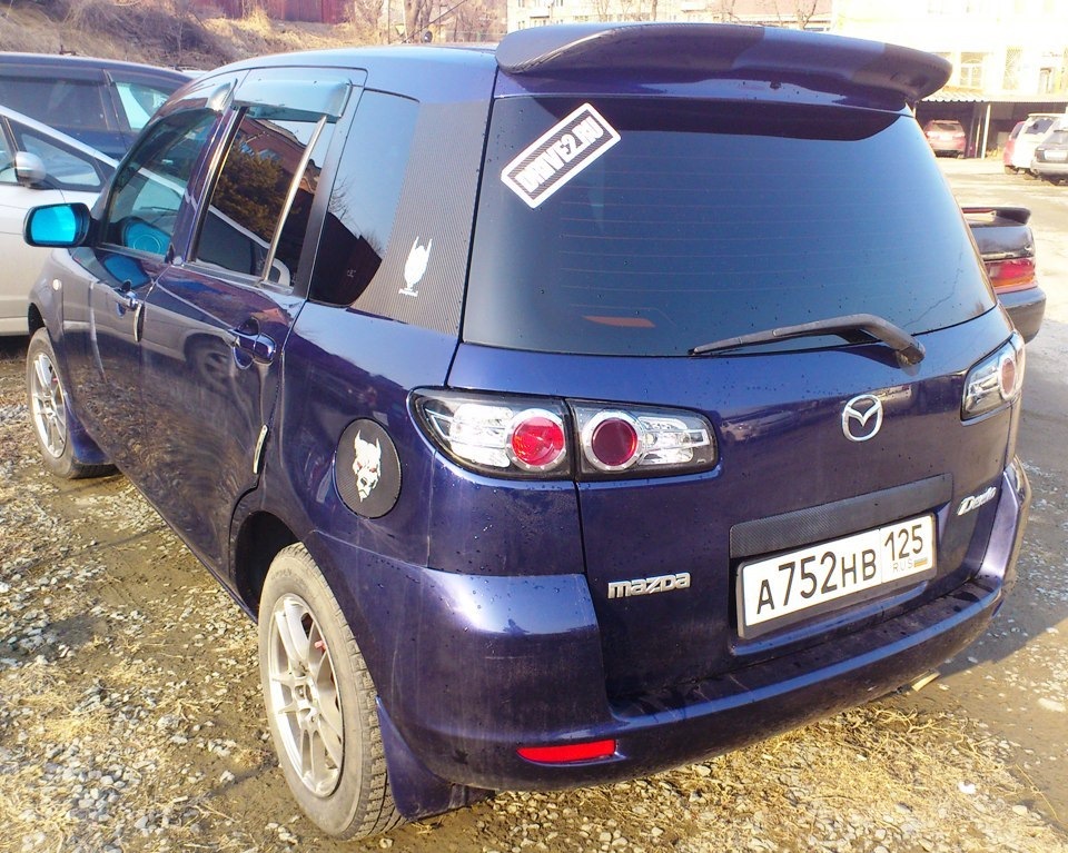 Задоптика — Mazda Demio (2G), 1,3 л, 2002 года | стайлинг | DRIVE2