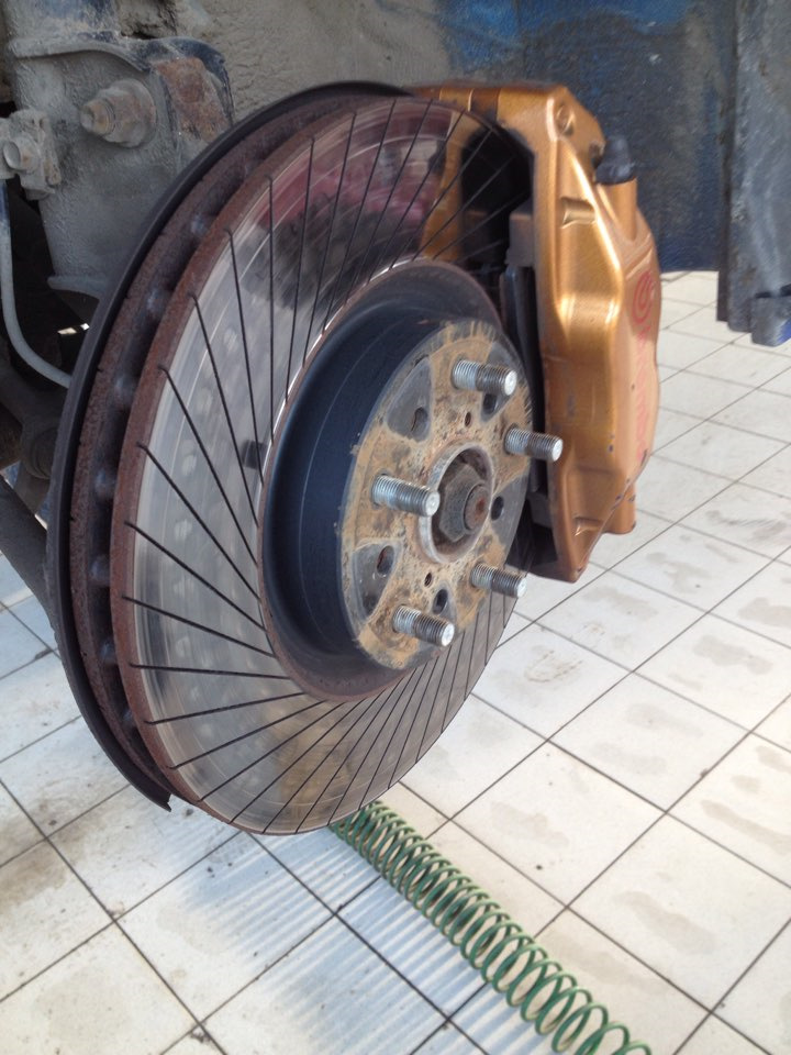 Колодки в круг — Subaru Impreza WRX STI (GD), 2,5 л, 2007 года ...