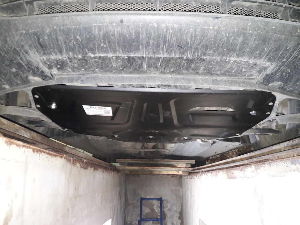 Защита картера двигателя на Шкода Октавия А5 FL — Skoda Octavia A5 Mk2 ...