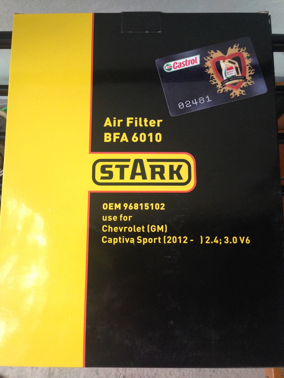 96815102 Воздушный фильтр GM | Запчасти на DRIVE2