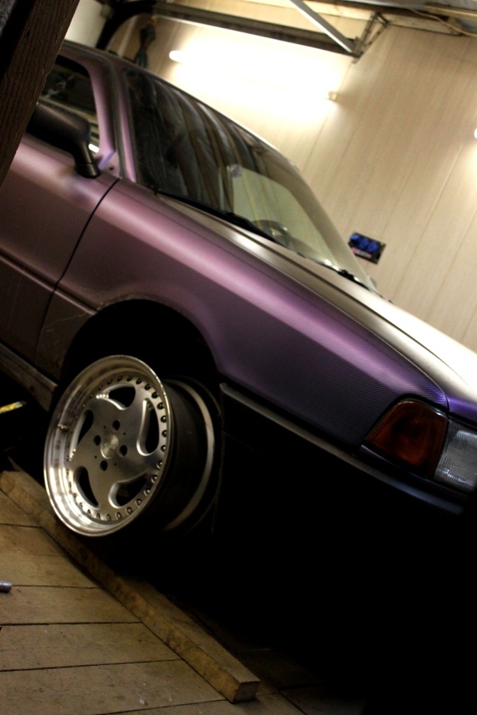 Примерка дисков — Audi 80 (B3), 1,8 л, 1987 года | колёсные диски | DRIVE2