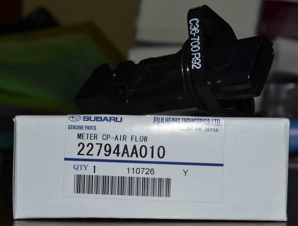 22794AA010 датчик расхода воздуха SUBARU | Запчасти на DRIVE2