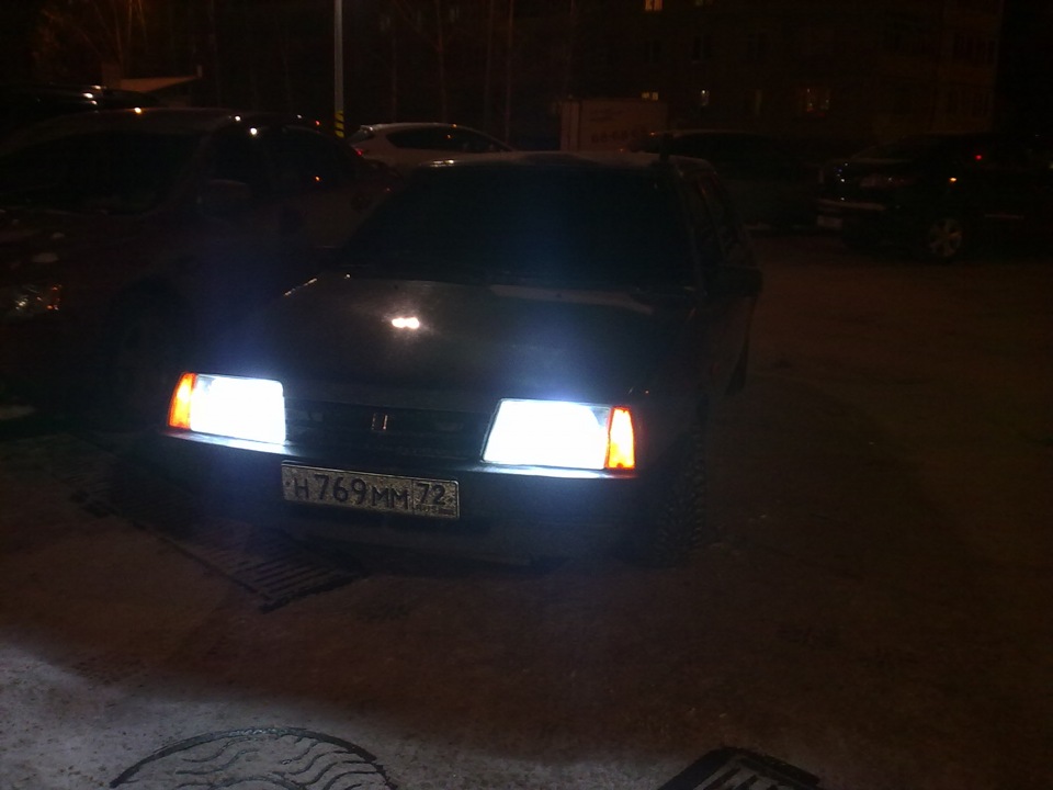 ксенон 5000к — Lada 21099, 1,5 л, 2003 года | другое | DRIVE2