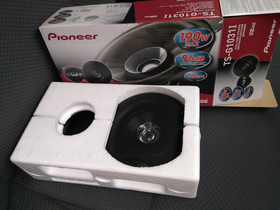 Установка колонок Pioneer TS-G1031i — Toyota Probox, 1,5 л, 2004 года ...