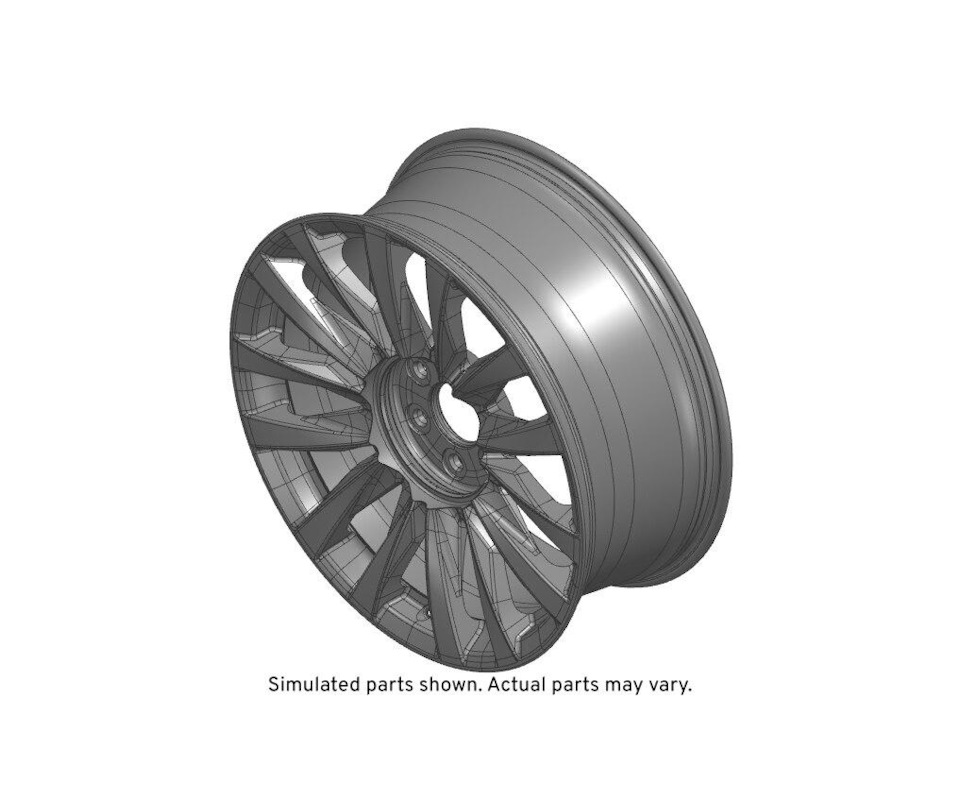 84258724 22x9.0in Aluminum Front and Rear Wheel GM | Запчасти на DRIVE2