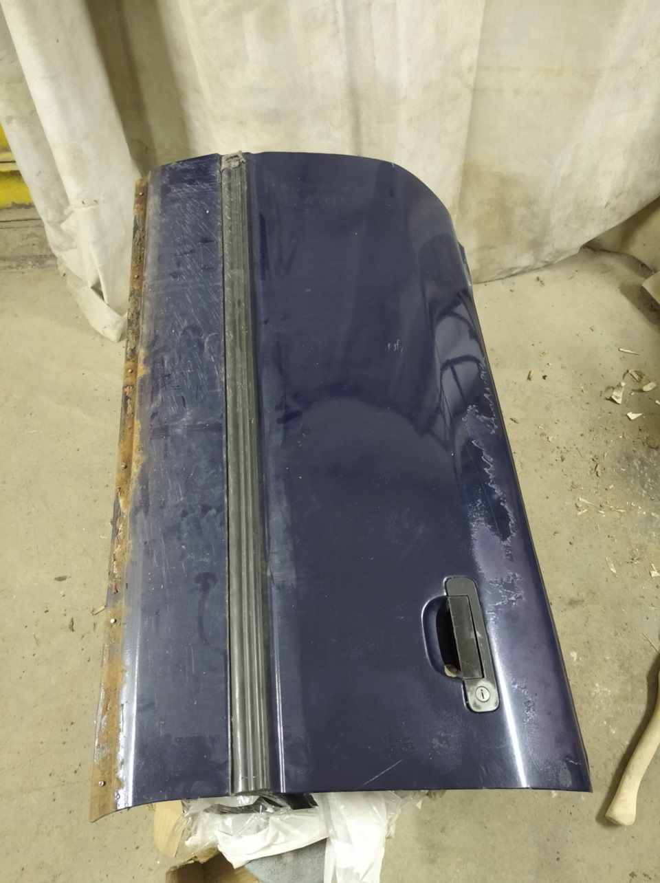 Покраска ч.23. Вод.дверь реставрация — Audi 100 (C4), 2,3 л, 1991 года ...