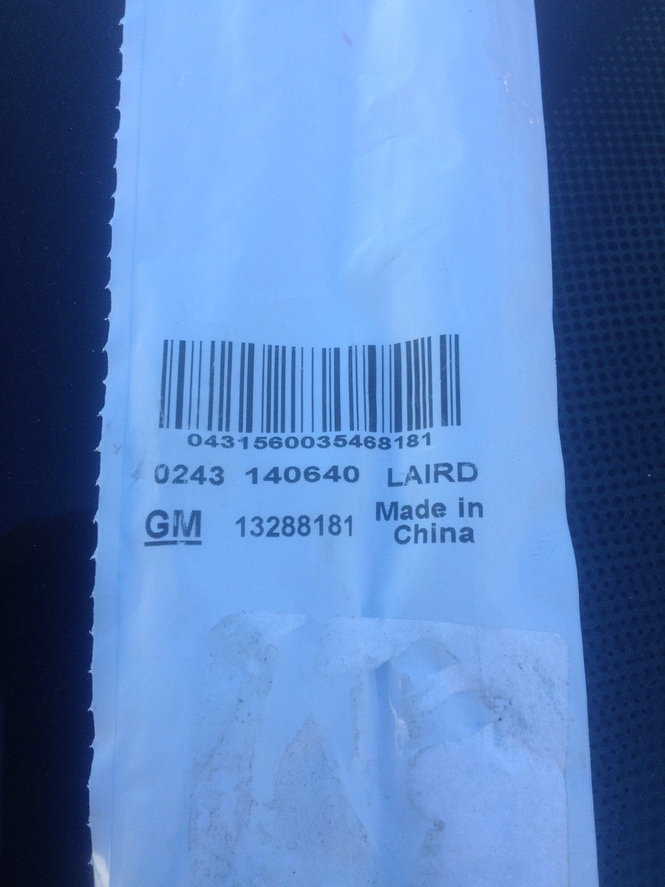 13288181 АНТЕННА ШТЫРЕВАЯ ДЛИНА 275мм GM | Запчасти на DRIVE2