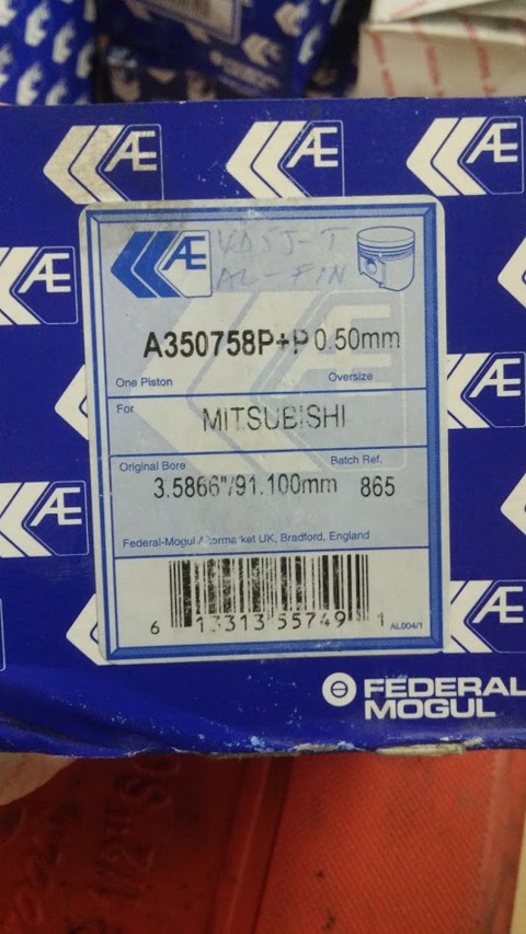 MF650102 Болт с внутр.отверстием топлив.системы Mitsubishi | Запчасти ...