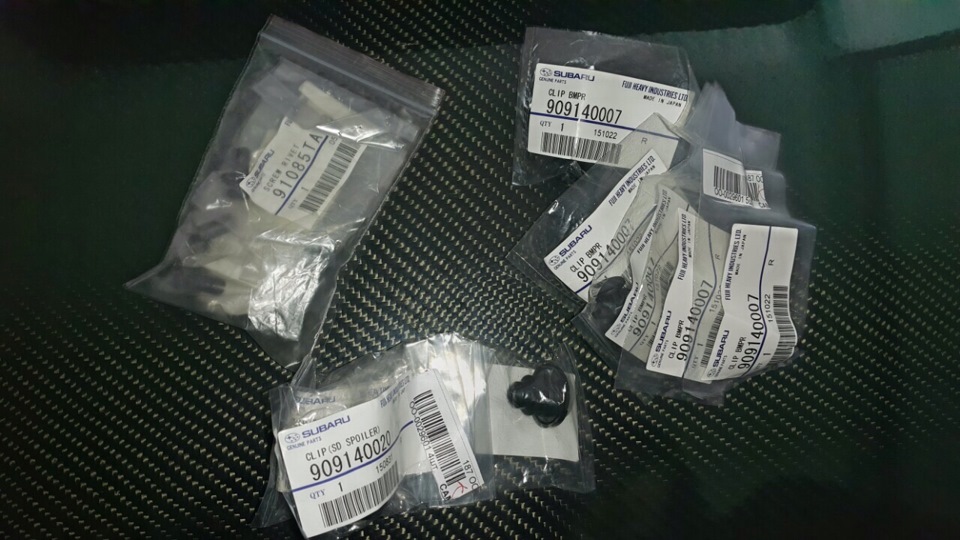 Термо-лента, прокладки коллектора, клипсы.1 — Subaru Impreza WRX STI ...