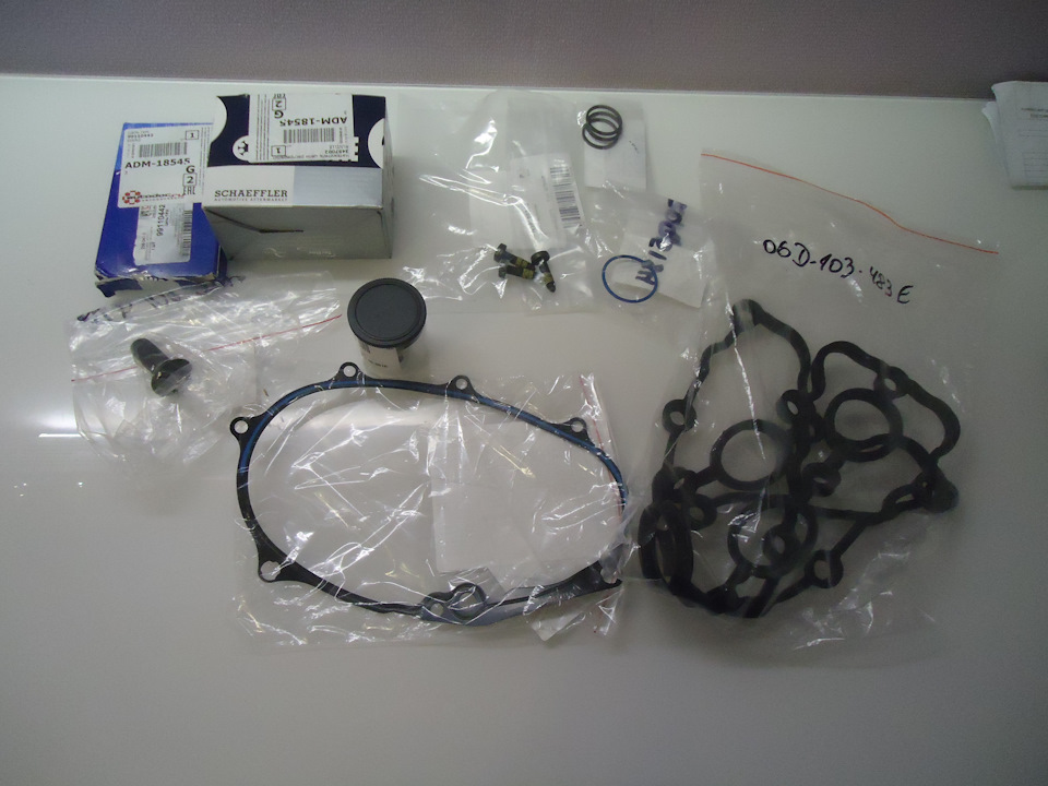 Замена межвальной цепи и толкателя ТНВД — Volkswagen Passat B6, 2 л ...