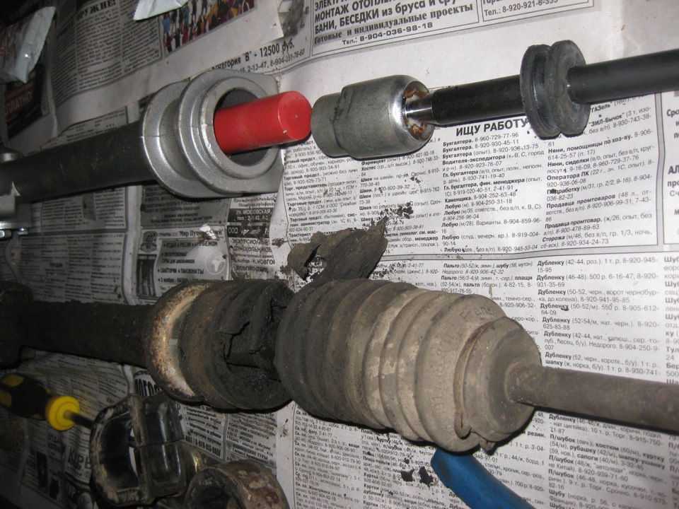 пост 1. Меняю рулевую рейку, тяги и наконечники на новые — Volkswagen ...