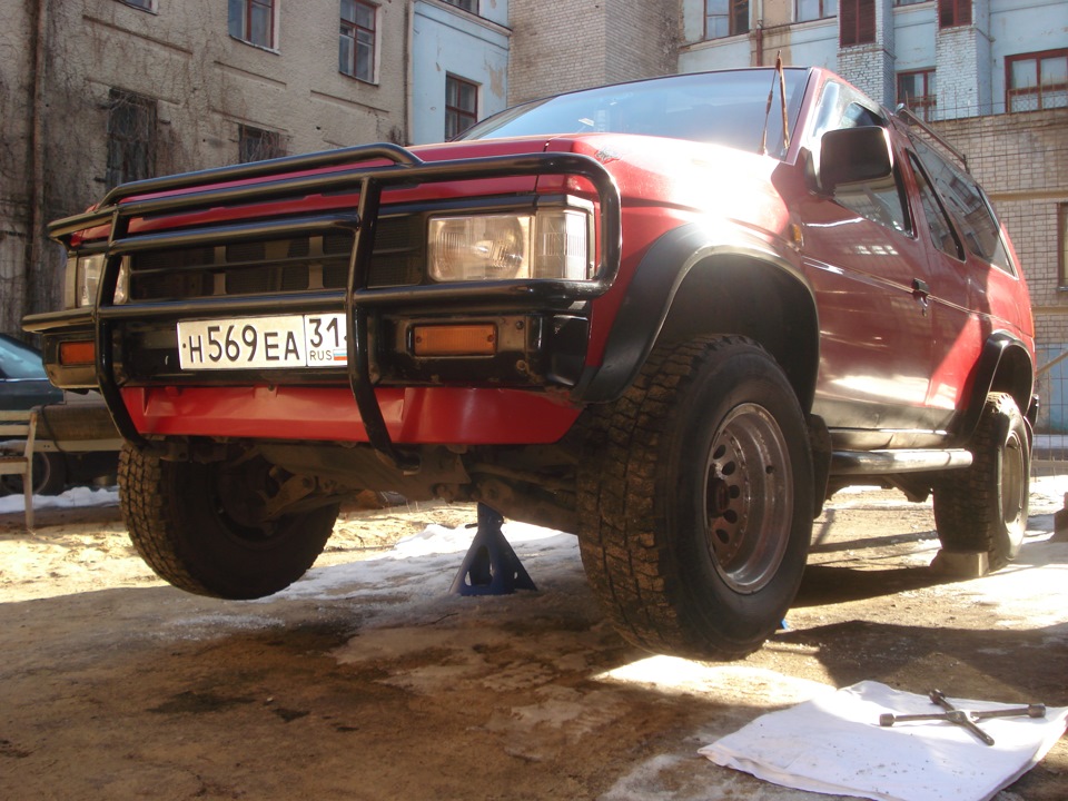 Тормозные колодки NiBK — Nissan Terrano I, 2,4 л, 1987 года ...
