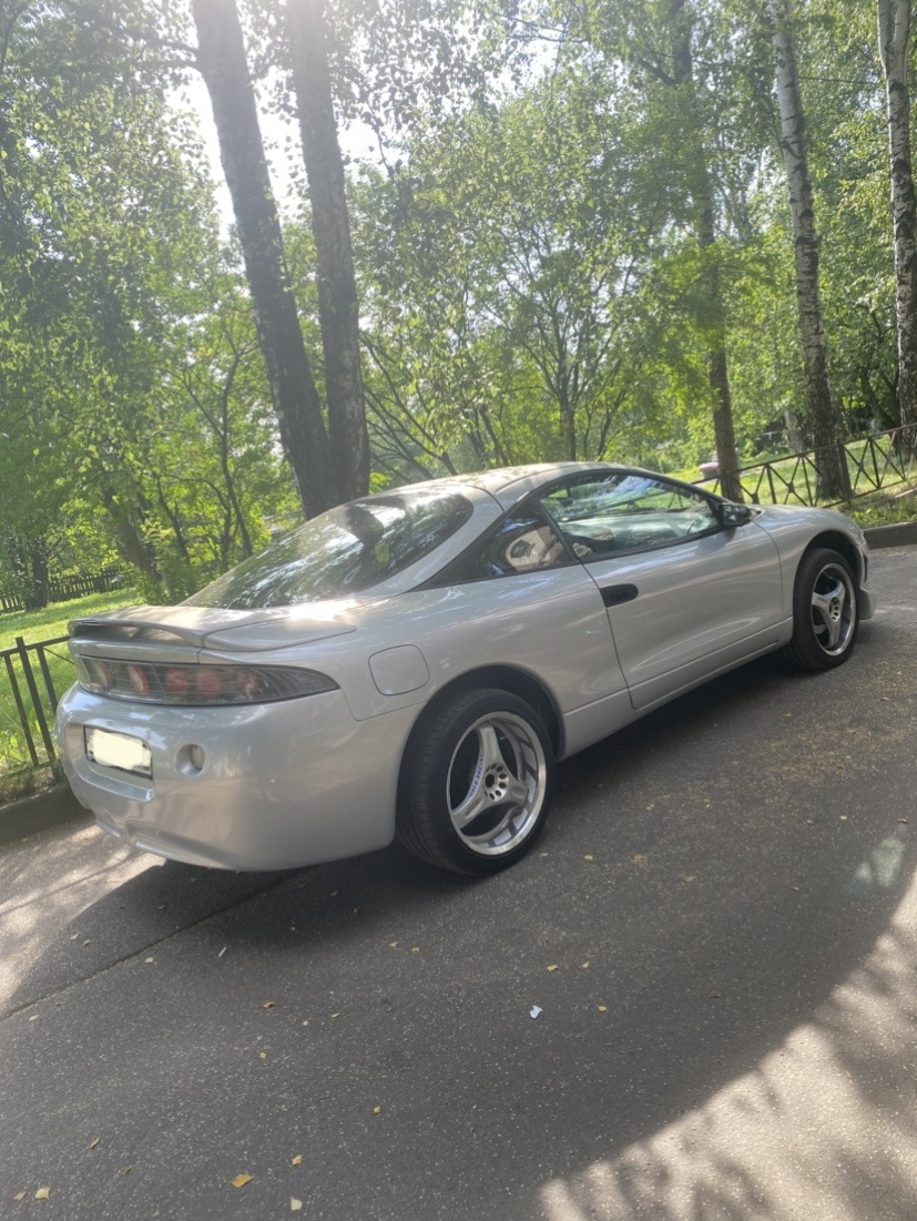 МЕНЯЕМ КОЛЁСА — Mitsubishi Eclipse (2G), 2 л, 1998 года | колёсные ...