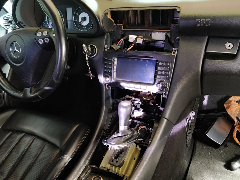 поставил USB-адаптер Skif — Mercedes-Benz C 55 AMG (W203), 5,5 л, 2005 ...