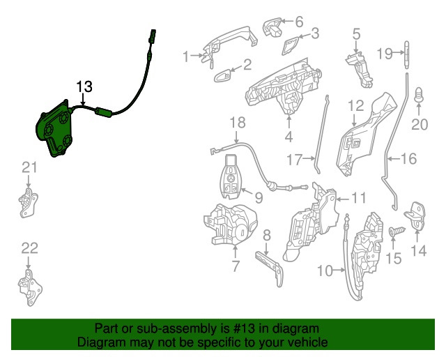 A1667600700 Доводчик двери Mercedes | Запчасти на DRIVE2
