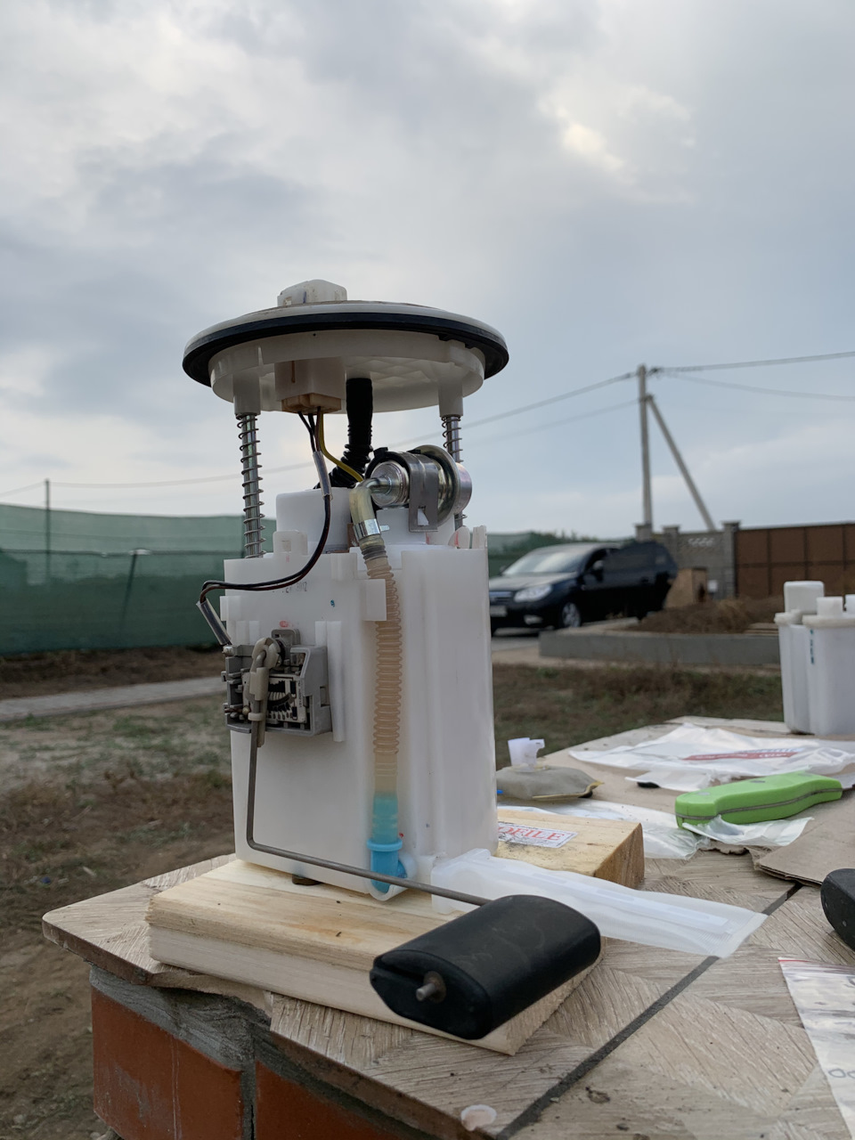 Замена бензиновых фильтров. — Hyundai Elantra (4G), 2 л, 2008 года ...