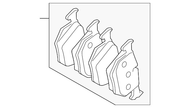 LR015577 Комплект тормозных накладок Jaguar Land Rover | Запчасти на DRIVE2