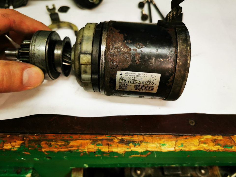 361002B220 Стартер в сборе KIA HYUNDAI | Запчасти на DRIVE2