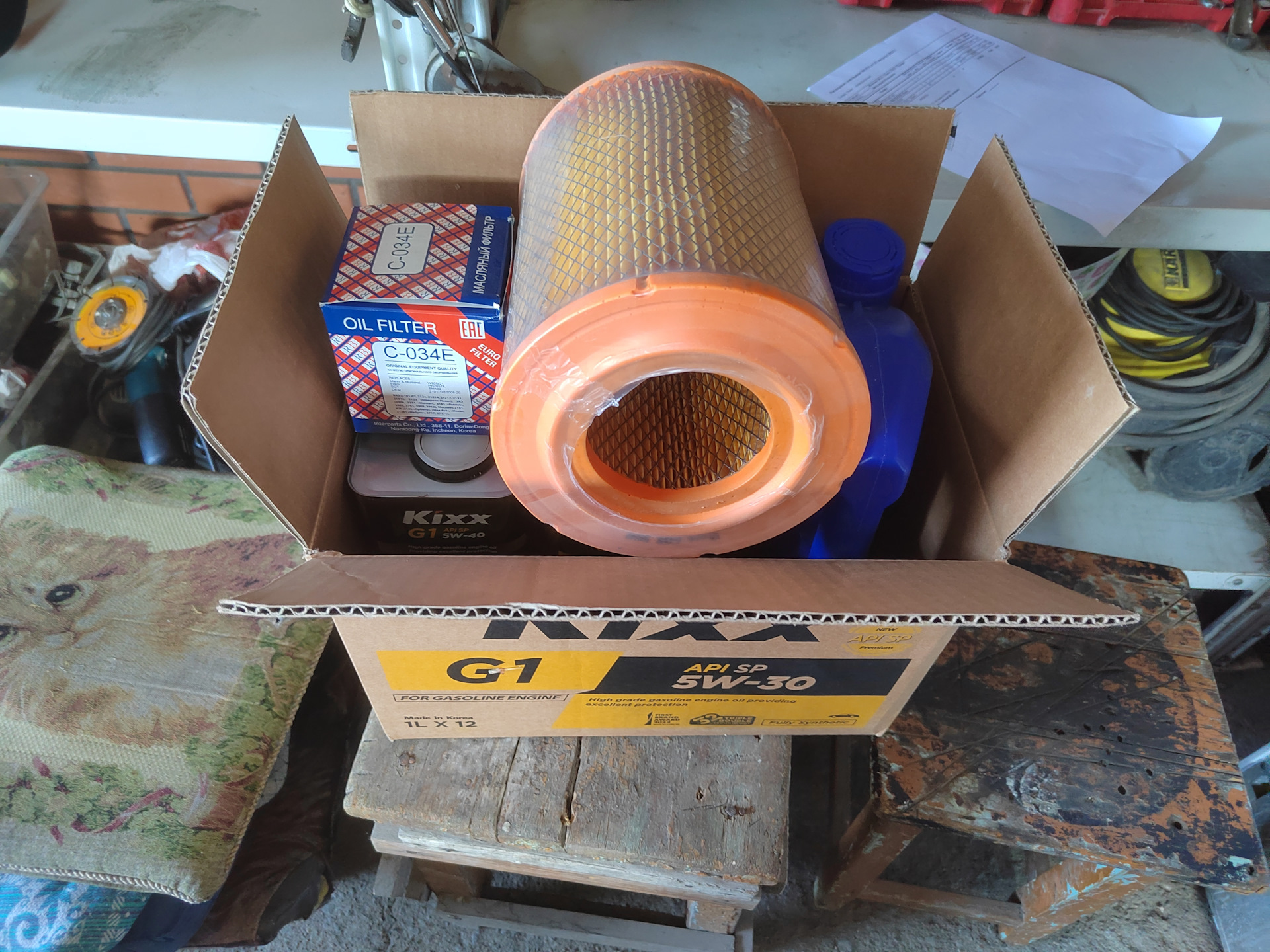 Очередное ТО, переход на масло KIXX — УАЗ Patriot, 2,7 л, 2015 года | плановое ТО | DRIVE2