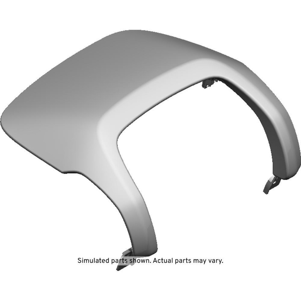 87849777 Backen Black Instrument Panel Instrument Cluster Hood GM ...