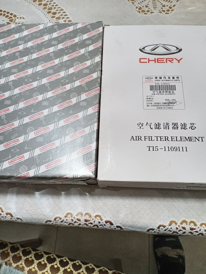 Воздушный фильтр оригинал и не очень. — Chery Tiggo 4, 1,5 л, 2021 года ...