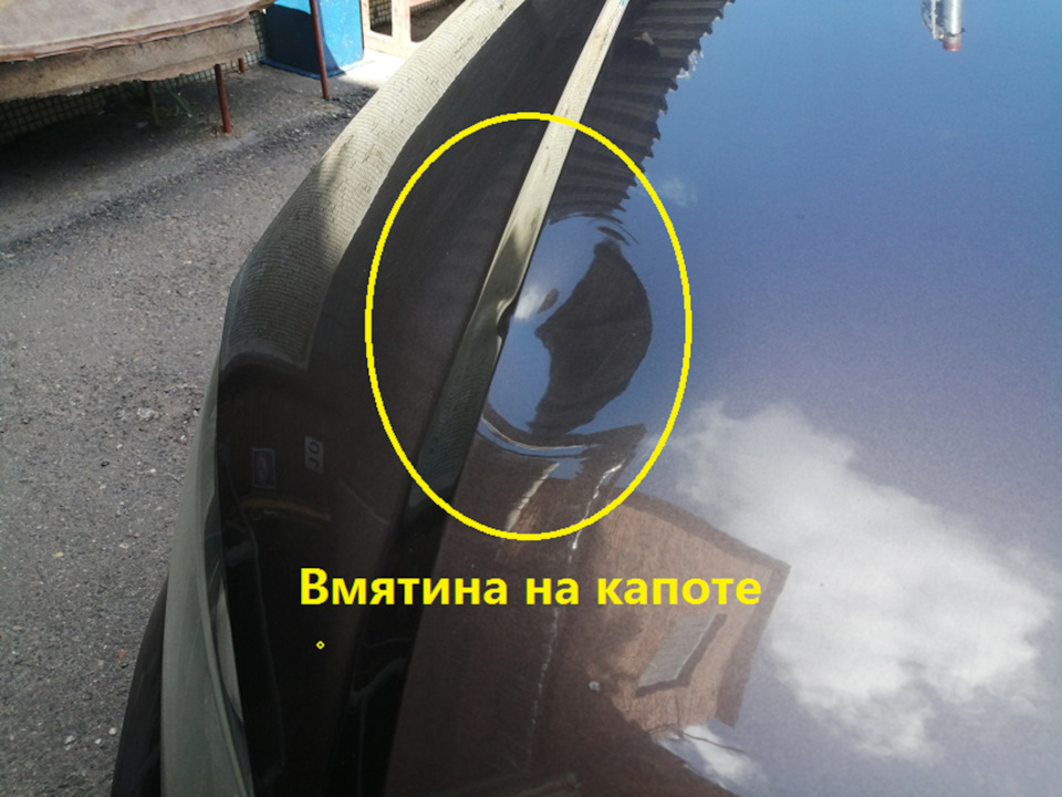 Фольцваген Поло. Ремонт капота без покраски. — Bezpokras на DRIVE2