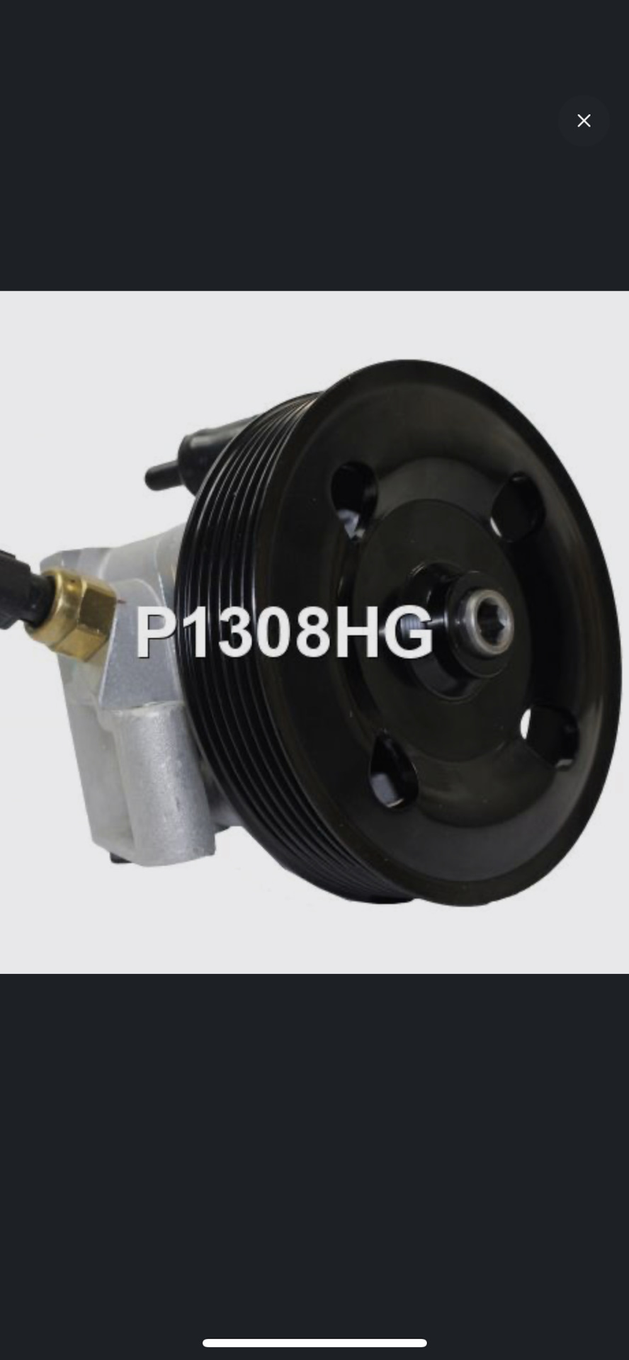 P1308HG НАСОС ГИДРОУСИЛИТЕЛЯ РУЛЯ Motorherz | Запчасти на DRIVE2