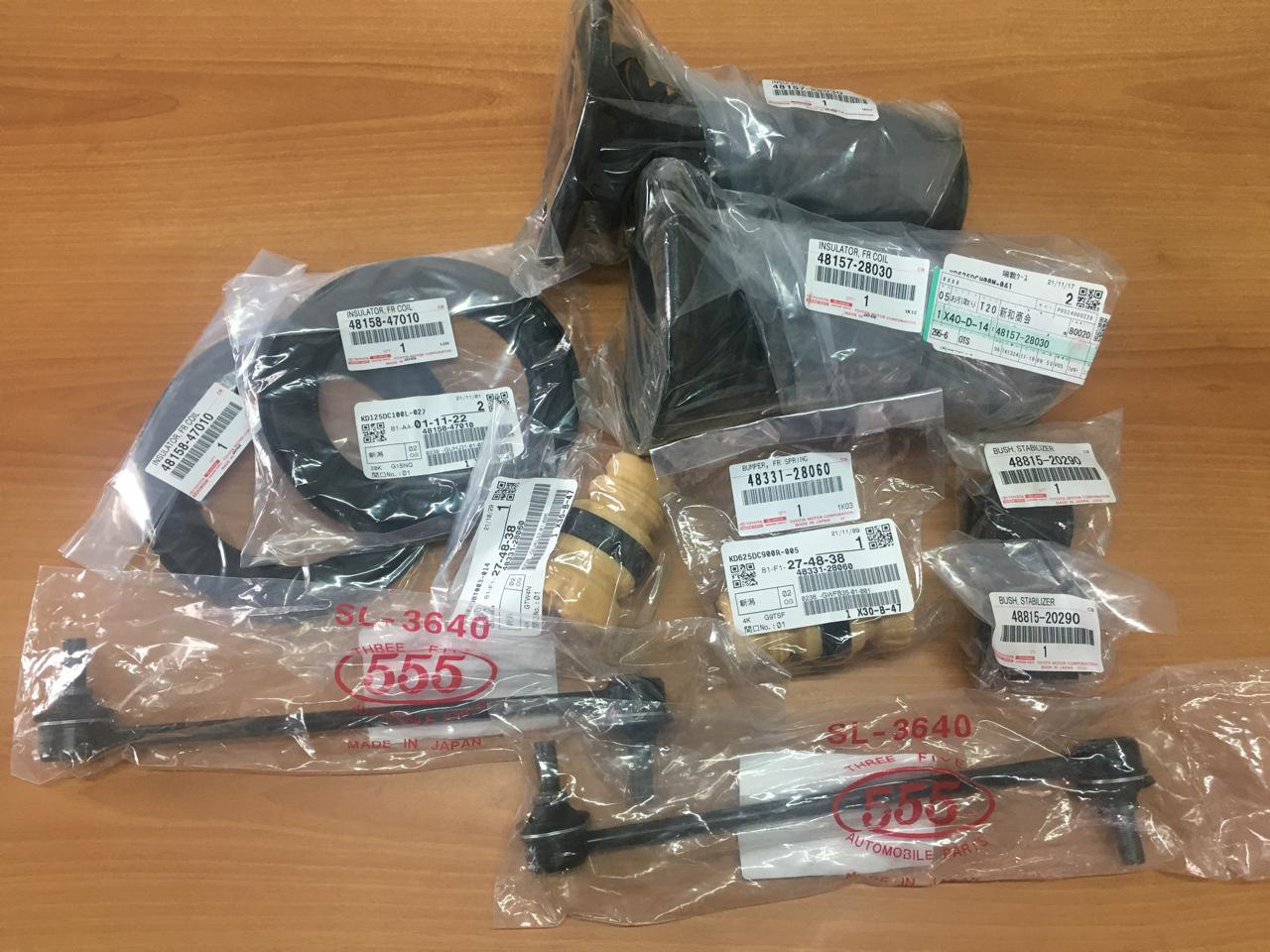 Перед подвеска — Toyota Wish (AE20), 1,8 л, 2010 года | плановое ТО ...