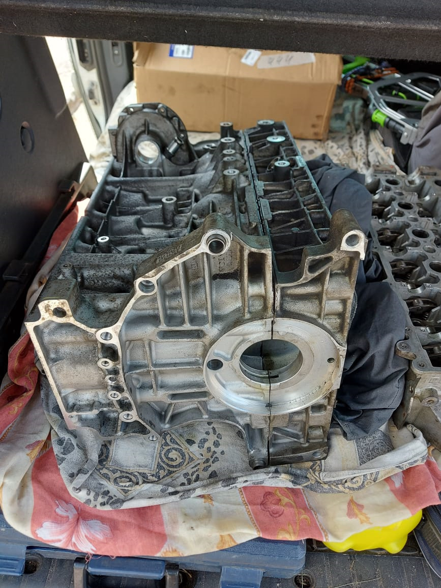 Стук мотора D5244T15 "Часть 5" Блок цилиндров — Volvo XC70 III, 2,4 л ...