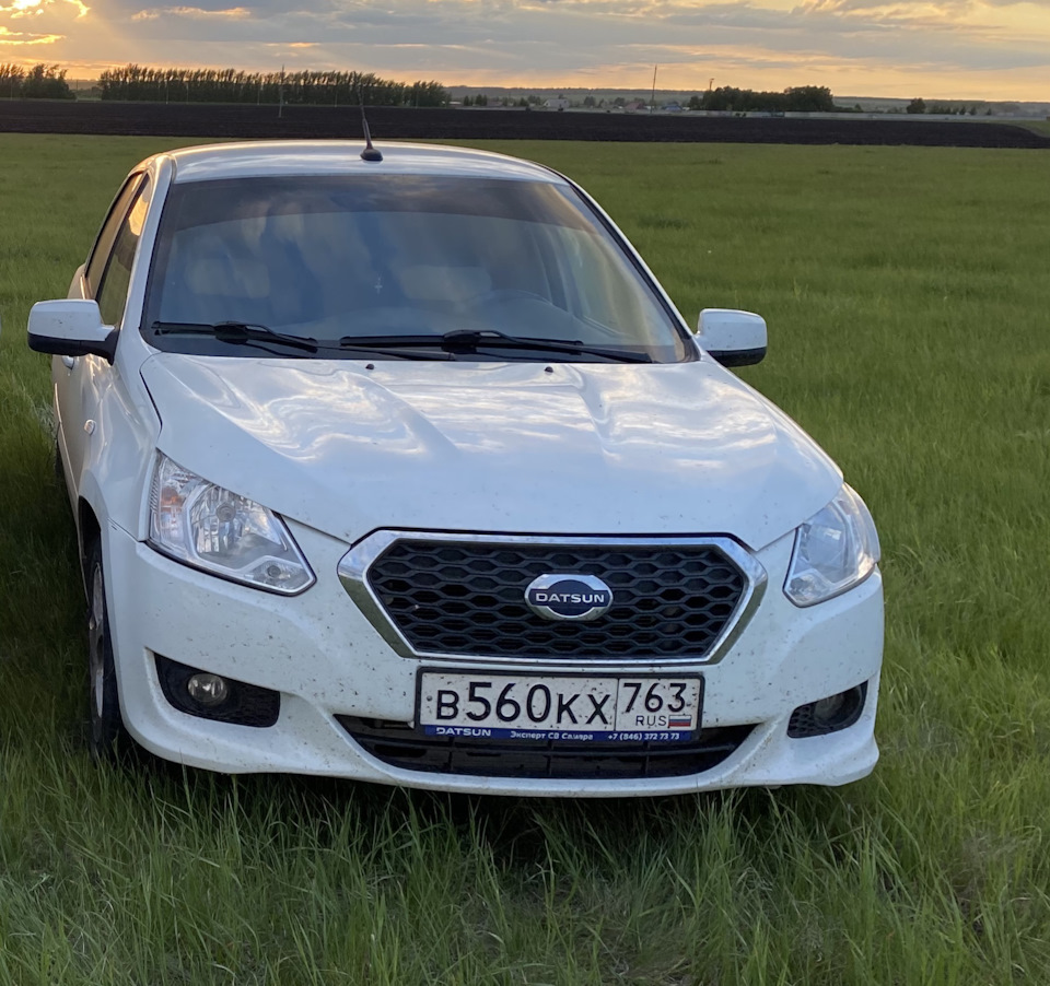 Антихром и наклейка😎 — Datsun on-Do, 1,6 л, 2019 года | стайлинг | DRIVE2