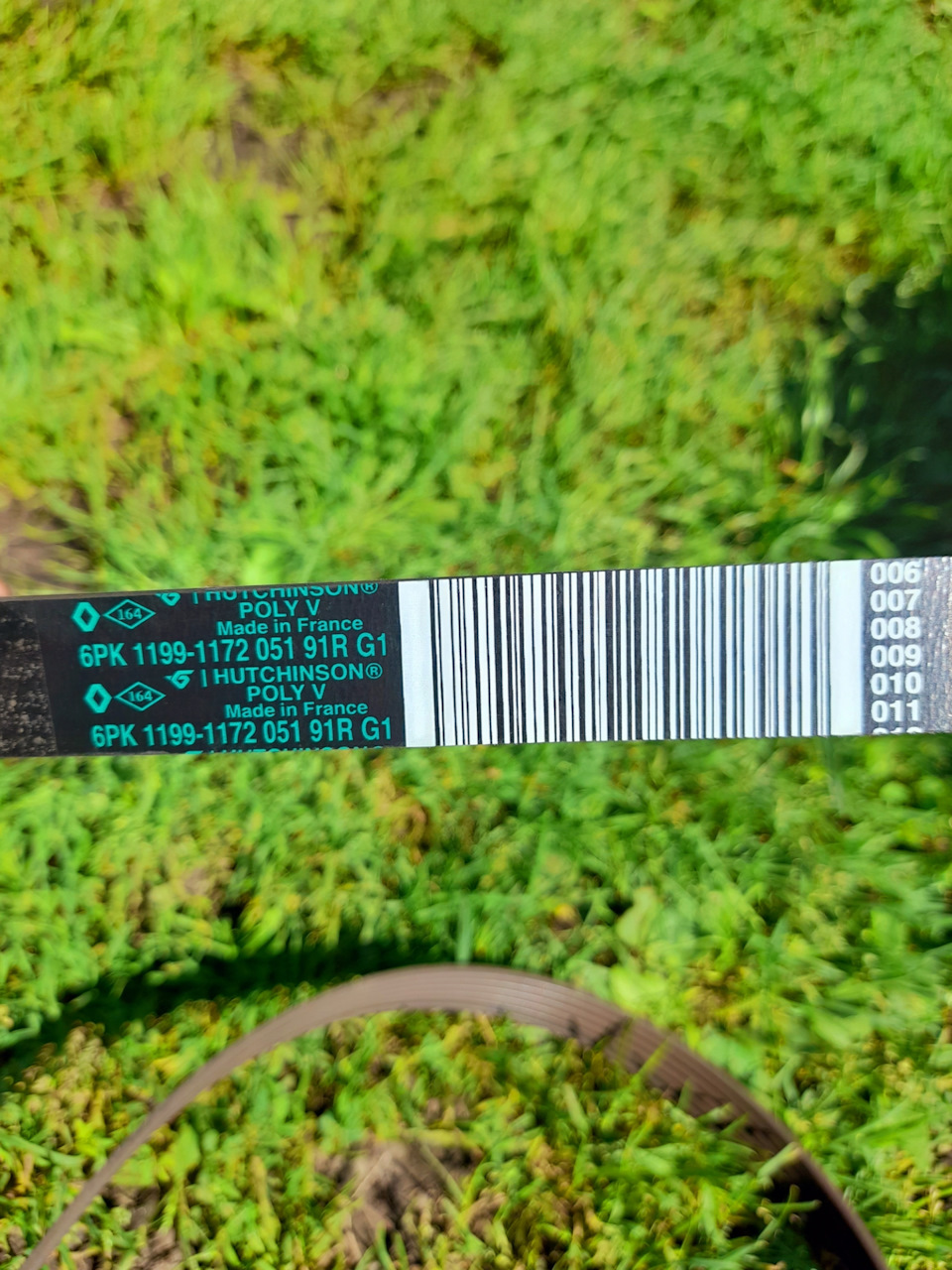 117205191R Ремень поликлиновой RENAULT | Запчасти на DRIVE2