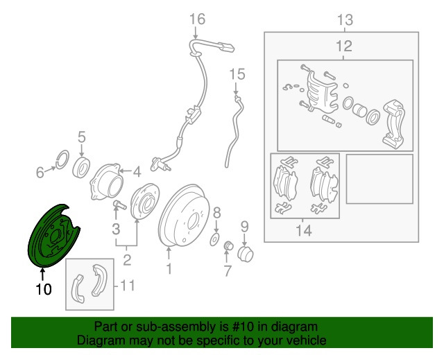 5825126000 Кожух тормозного диска KIA HYUNDAI | Запчасти на DRIVE2